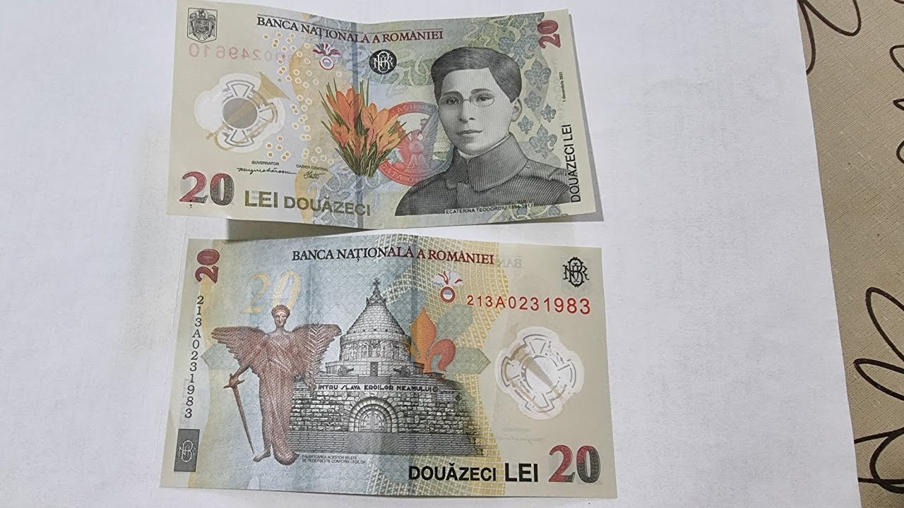 Bancnote noi de 20 lei. - YouTube