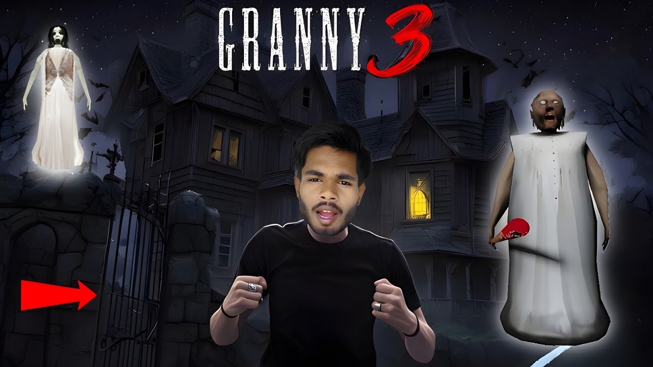 DOOR ( GATE ) ESCAPE GRANNY 3 (GRANNY) SCARY GRANNY HOUSE FULL GAME ...