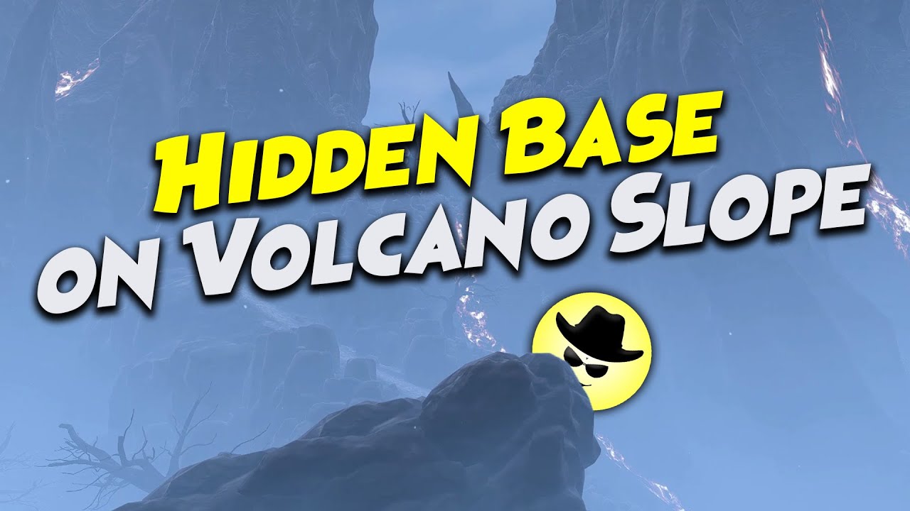 Hidden Base on Volcano Slope | Conan Exiles - YouTube