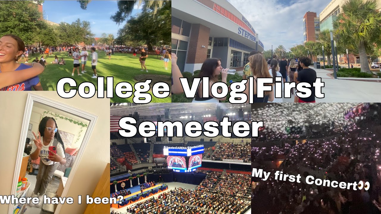 College Vlog💙🧡🐊|My first Semester so far, Where have I been?👀 - YouTube