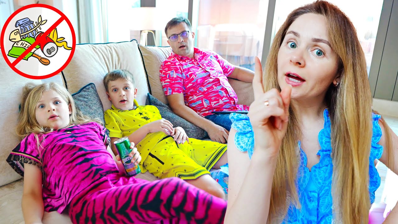Diana and Roma show how to behave in a hotel & Room Tour - YouTube