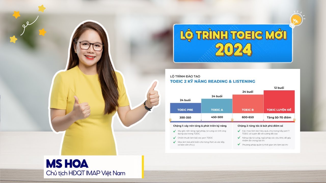 Lộ trình học TOEIC tinh gọn, nhân đôi hiệu quả cùng Ms Hoa | Ms Hoa TOEIC - YouTube