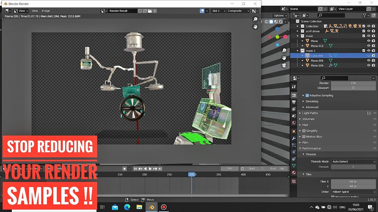 3 Easy Click to get a faster render - YouTube