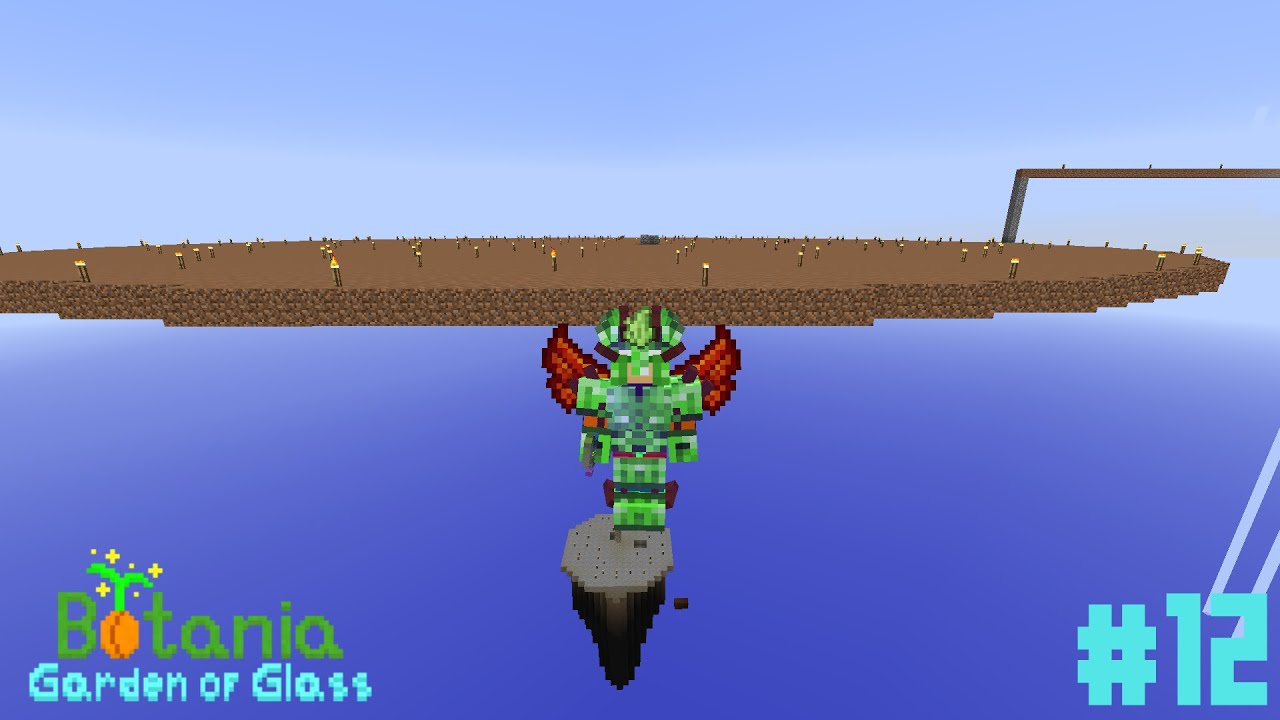 Garden of Glass #12| Island Timelapse! - Botania Official Modpack - YouTube