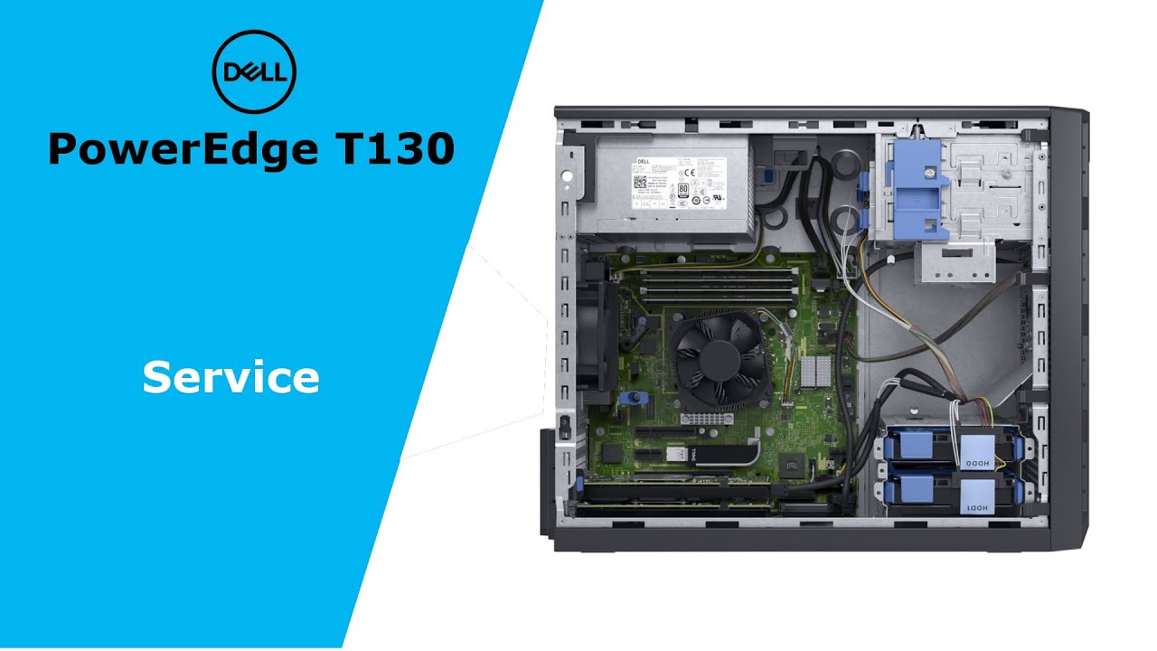 Service Dell PowerEdge T130 Tower Server - YouTube