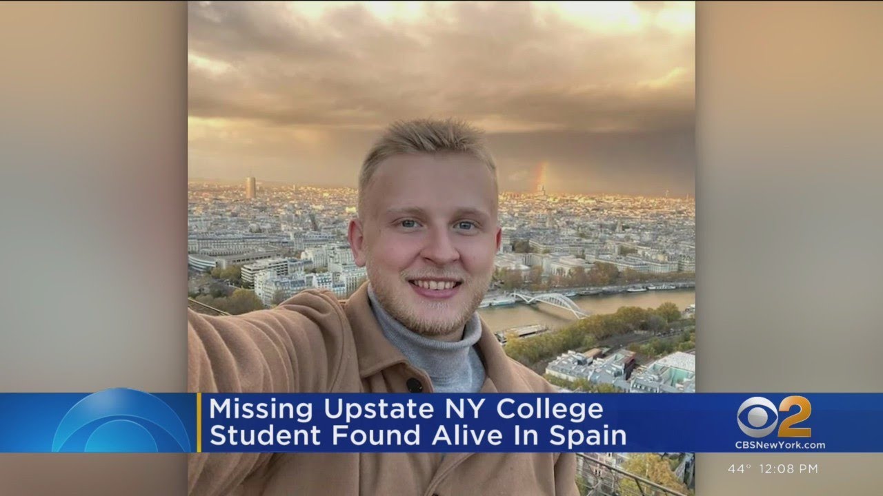 Missing New York college student found alive in Spain - YouTube