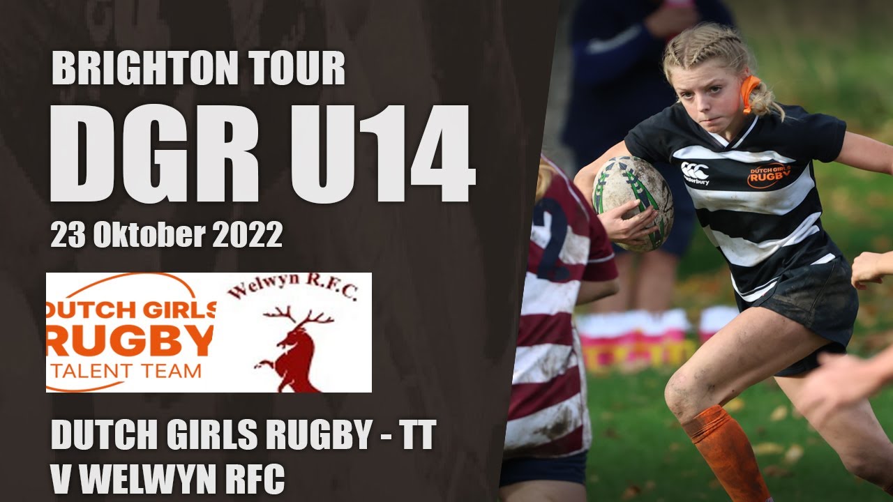 Dutch Girls Rugby U14 V Welwyn RFC - 23 Okt 2022 | Rugby U14 - YouTube
