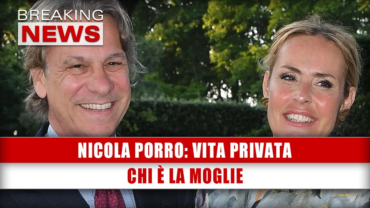 Nicola Porro, Vita Privata: Chi È La Moglie! - YouTube