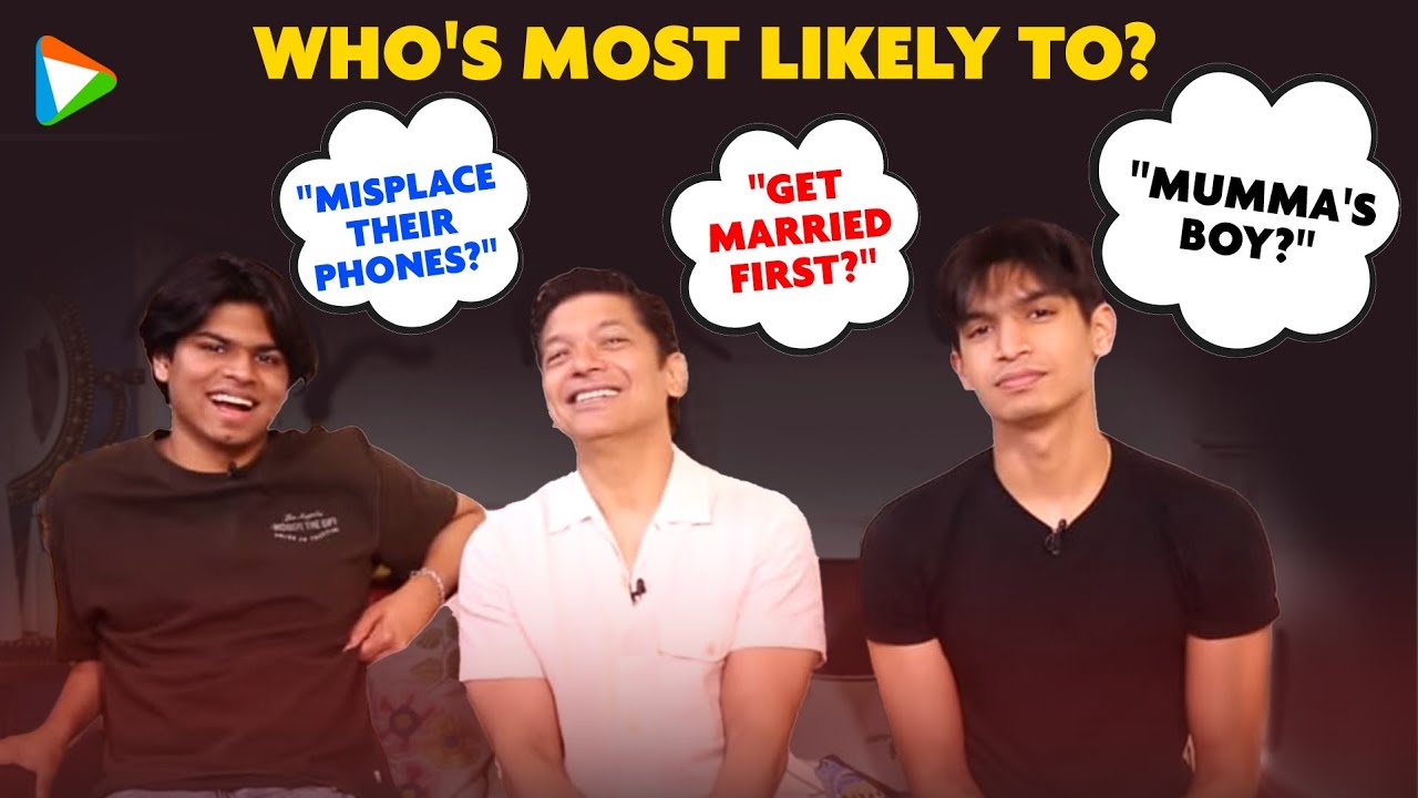 Father's Day Special: Who's Most Likely To? Ft. Shaan With His Sons ...