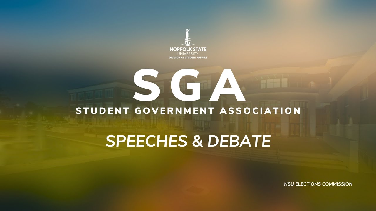 SGA Speeches & Debates: Night 2 - YouTube