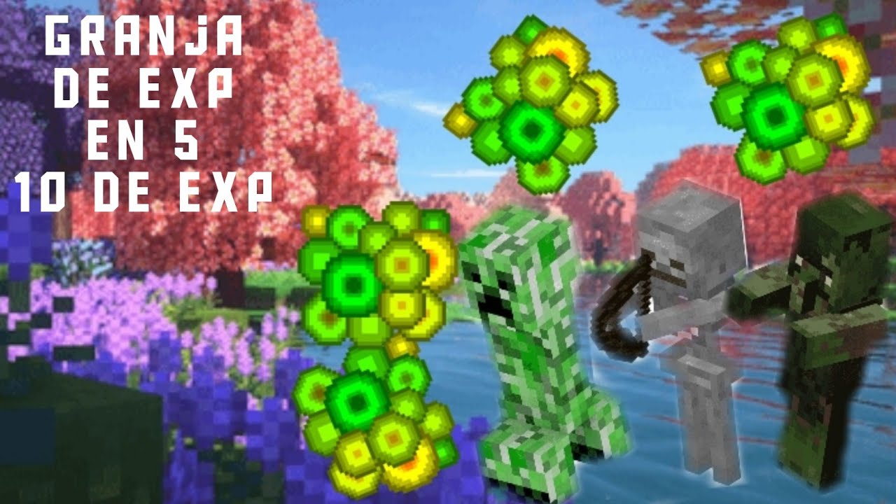 Granja de Minecraft:granja de mobs y exp(en 5 minutos 10 de xp)son 29 ...