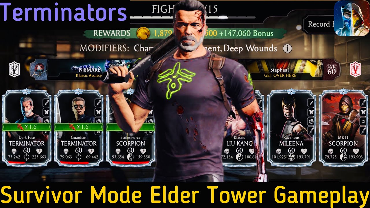 Dark Fate Terminator , Guardian Terminator & SF Scorpion Survivor Mode ...