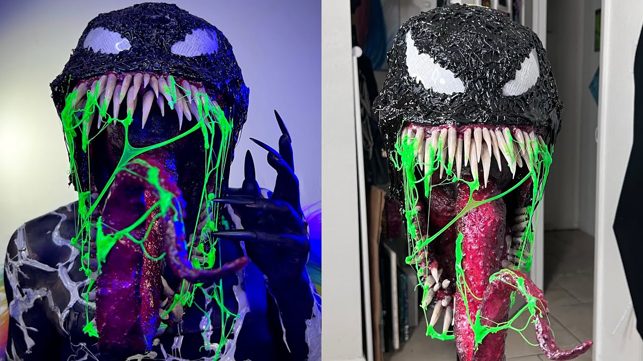 Venom Mask Tutorial - YouTube
