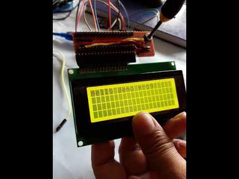 Arduino20-@LCD 20X4 display control using Arduino UNO - YouTube