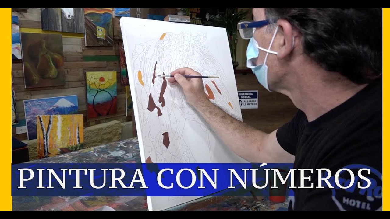 La innovadora técnica de la PINTURA con NÚMEROS - YouTube