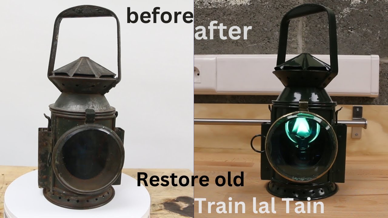 Restore antique rusted Old train Lal Tain | Punisher Hands | # ...