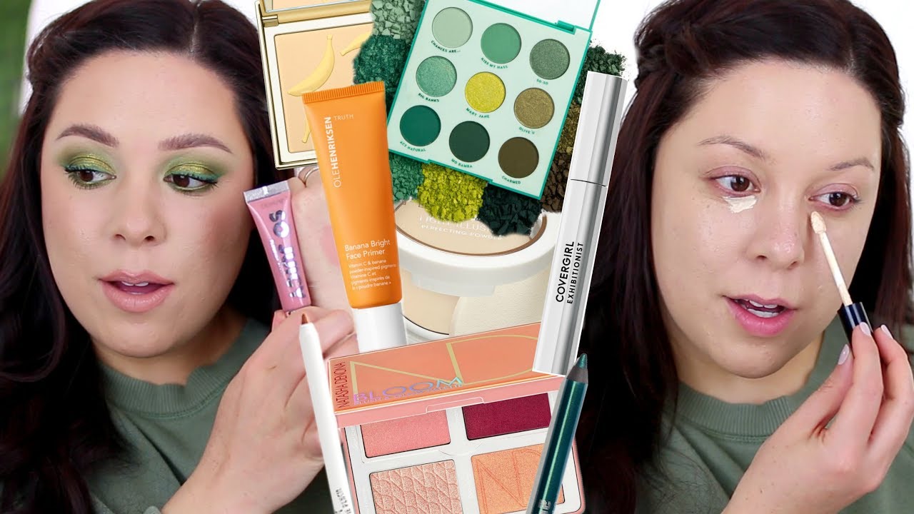 TESTING NEW MAKEUP SPRING 2019 & USING SOME FAVORITES! - YouTube