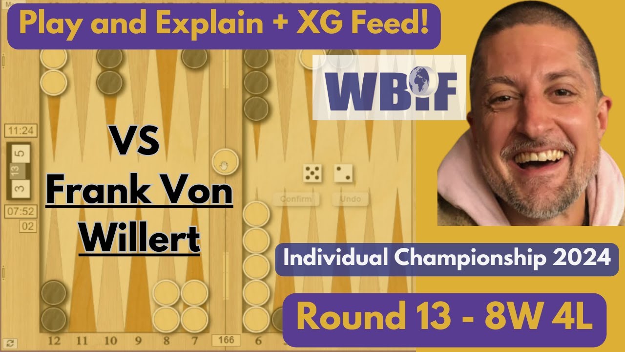 WBIF WIC 24 Rd 13 Play and Explain w/XG - Frank Von Willert - YouTube