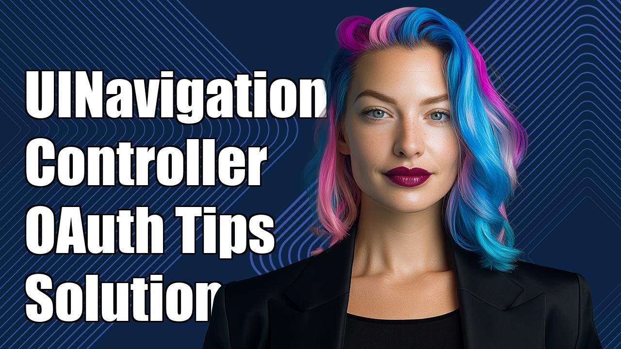 UINavigationController and OAuth Presentation Issues: Solutions and Tips - YouTube