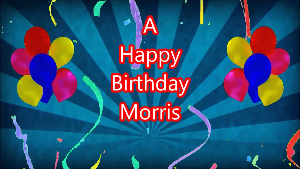 Morris Happy Birthday blue sunbeam - YouTube