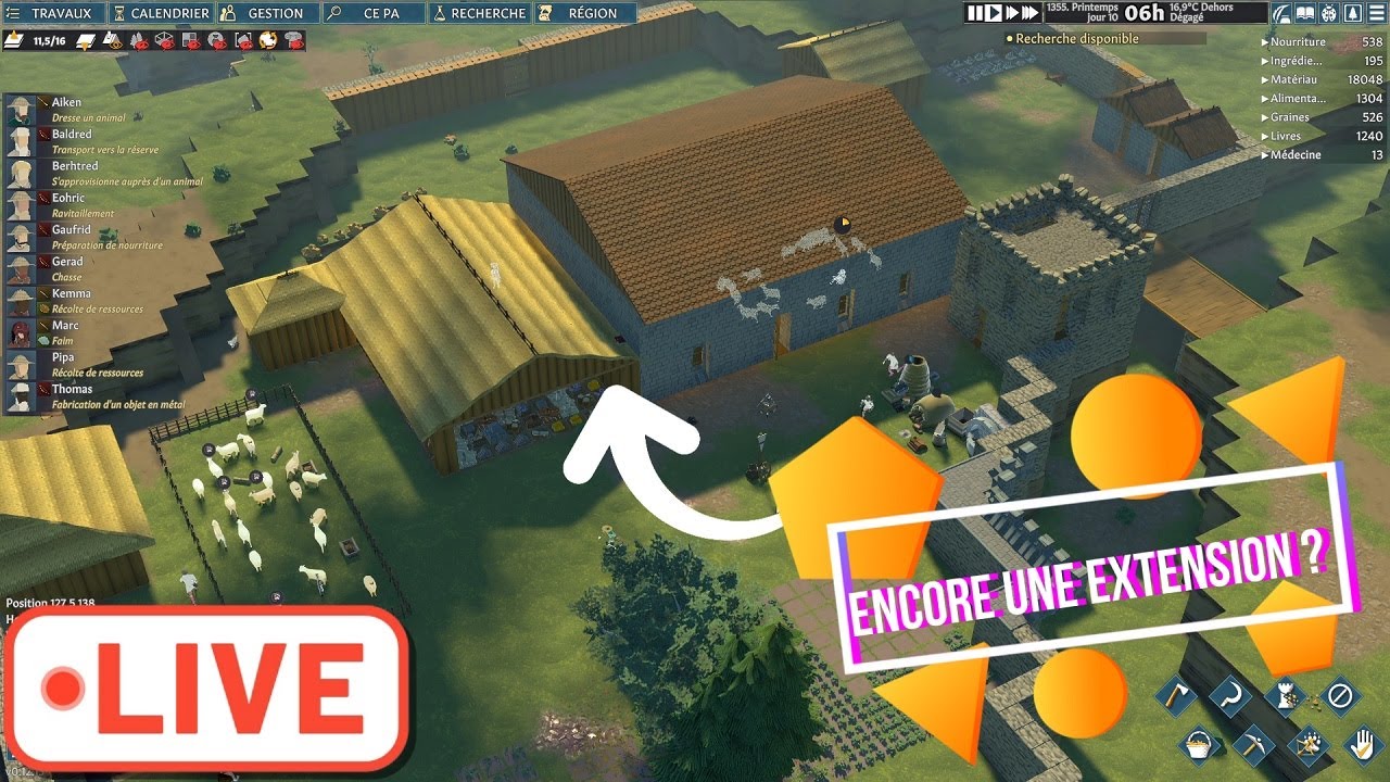 On construit une nouvelle extension et on subit un raid ?! Going ...