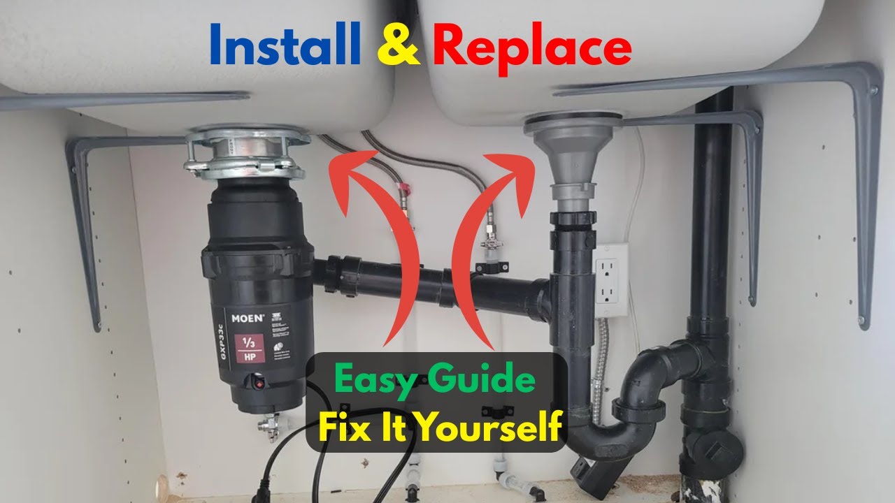 How to Install and Replace a Garbage Disposal || Fix It Yourself ...