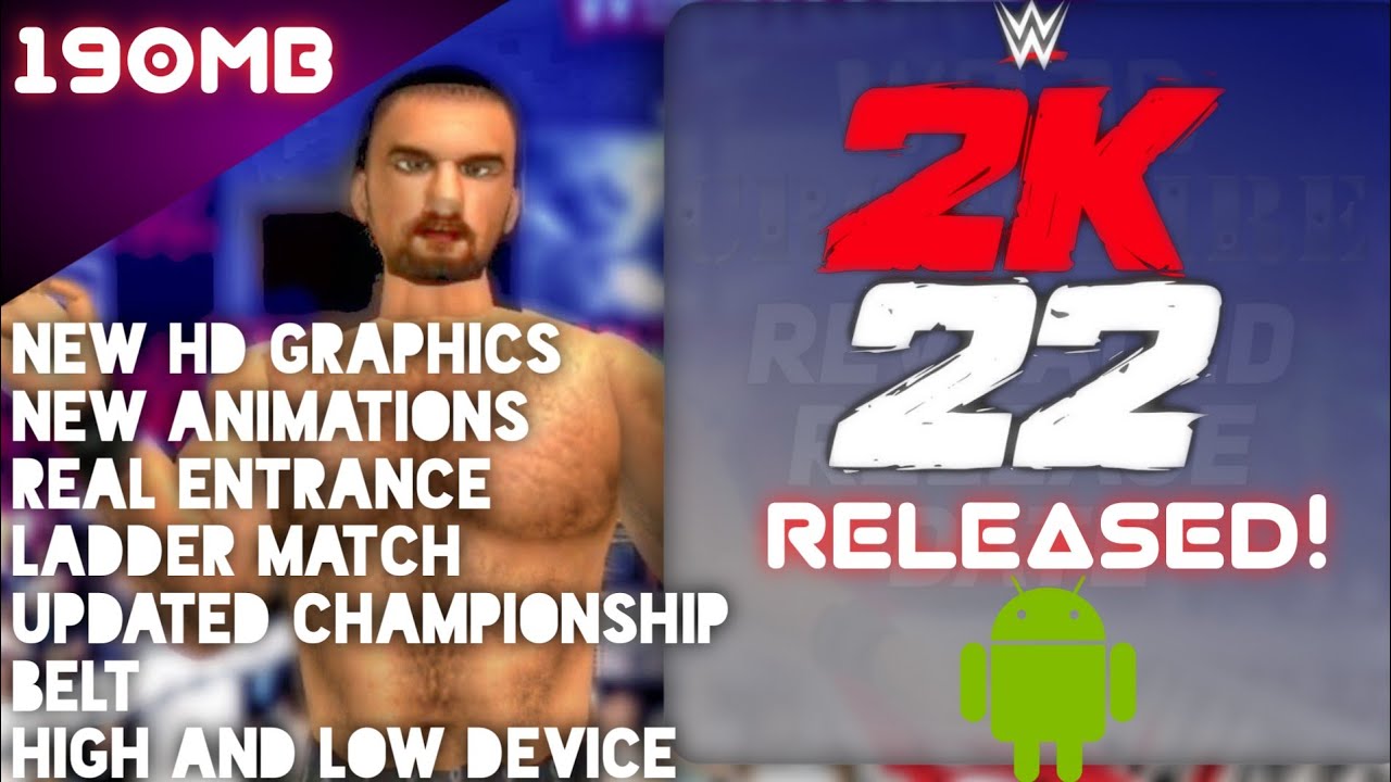 Wr3d 2k22 Best Mod Release New Arena New Roster New Moves Real Entrance ...