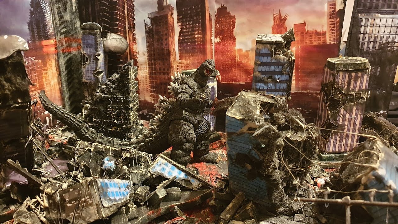 diorama - Godzilla in the city - YouTube