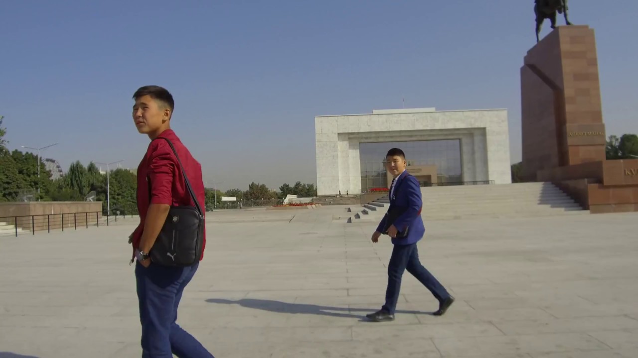 [4k] Bishkek, Kyrgyzstan Walk Victory Square to Osh Bazaar - YouTube