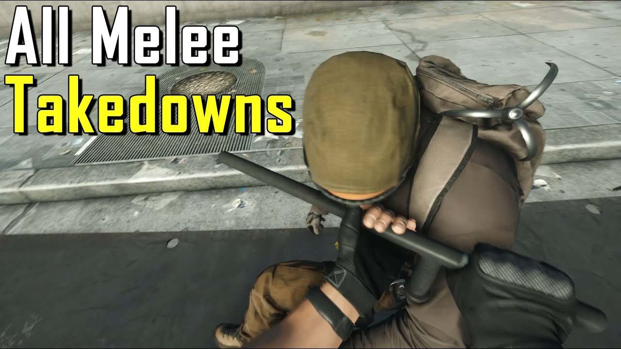 Battlefield Hardline - All Melee Takedown AnimationS (Baton/Bat) - YouTube