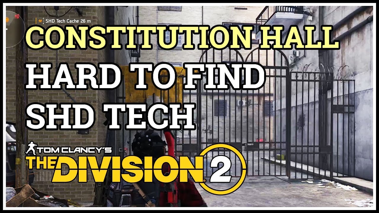 Hard to find SHD Tech Cache Constitution Hall Division 2 - YouTube