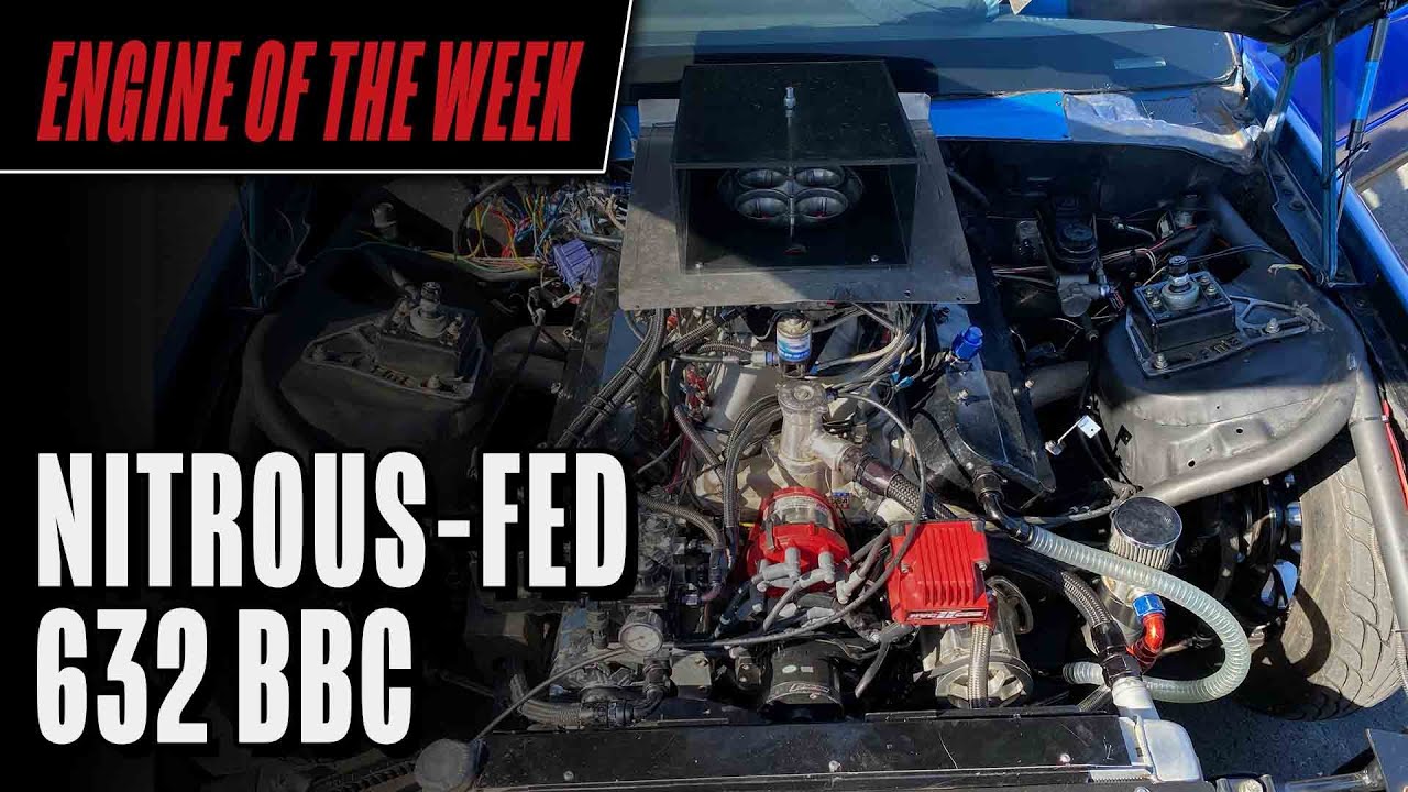 Felix Garcia's 632 cid Big Block Chevy Nitrous Engine - YouTube