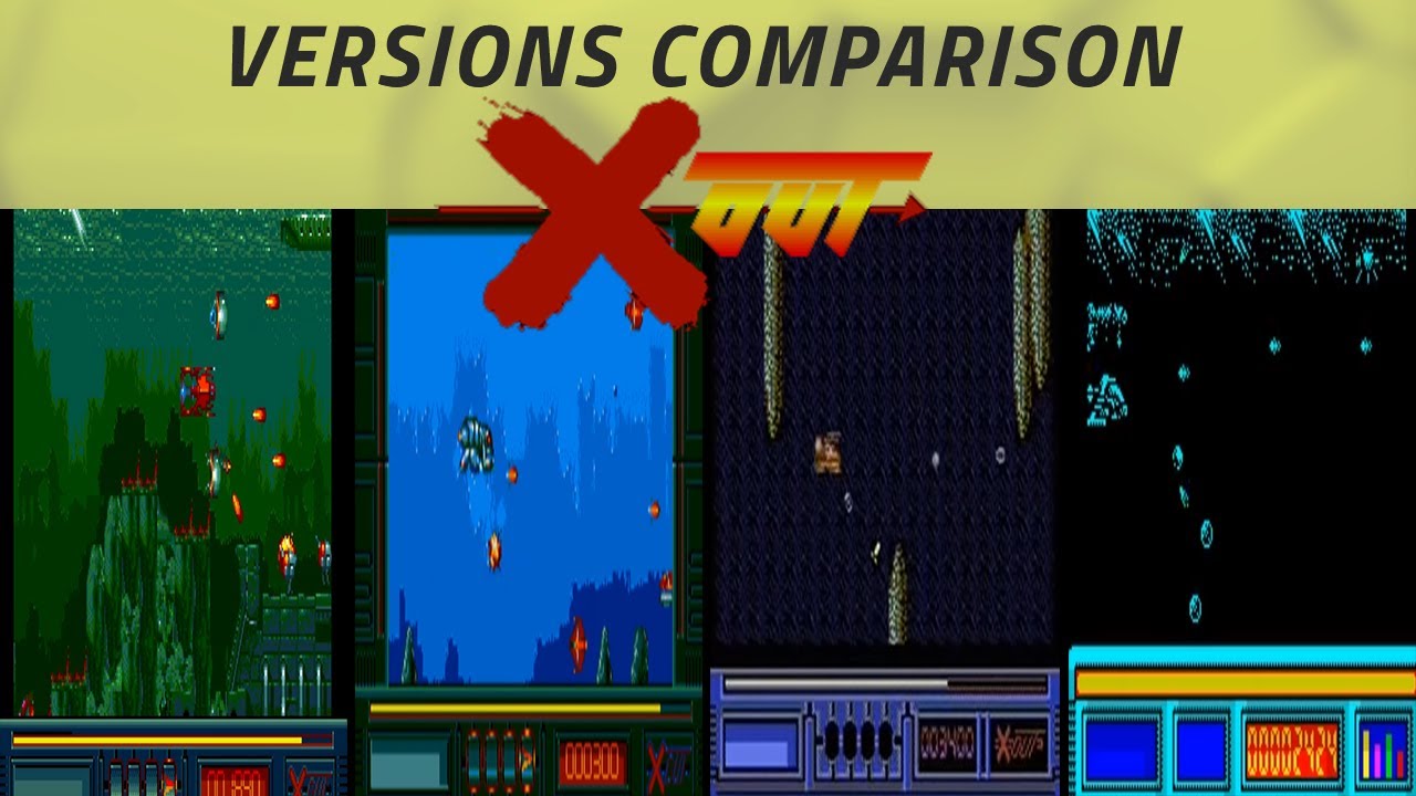 X-Out -Versions Comparison- Amiga, Atari ST, C64 and much more! - YouTube