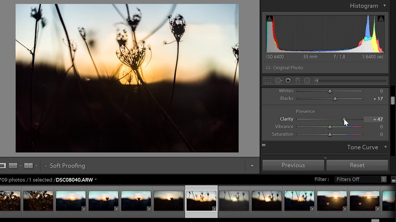 Basic Adobe Lightroom Colour grade tutorial - YouTube