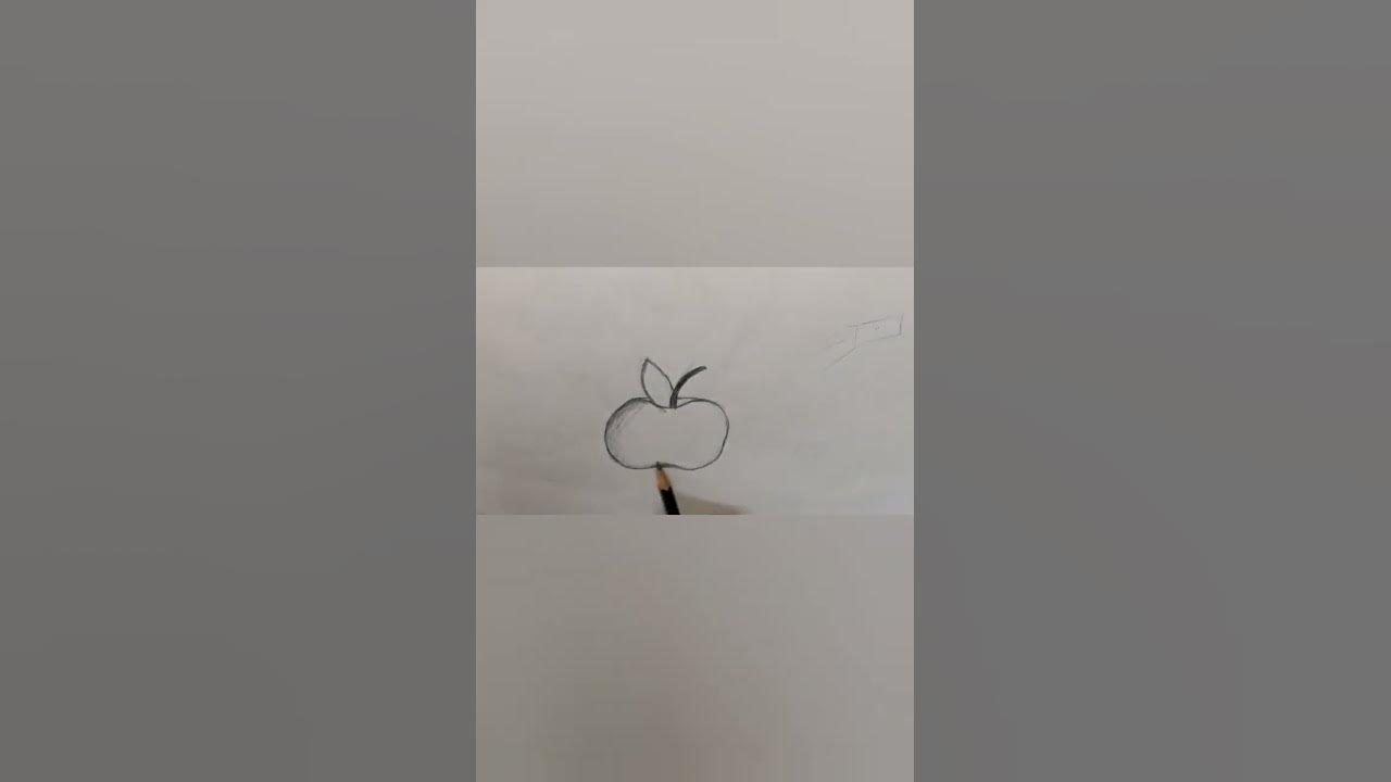رسم تفاحه سهله وبسيطه Youtube