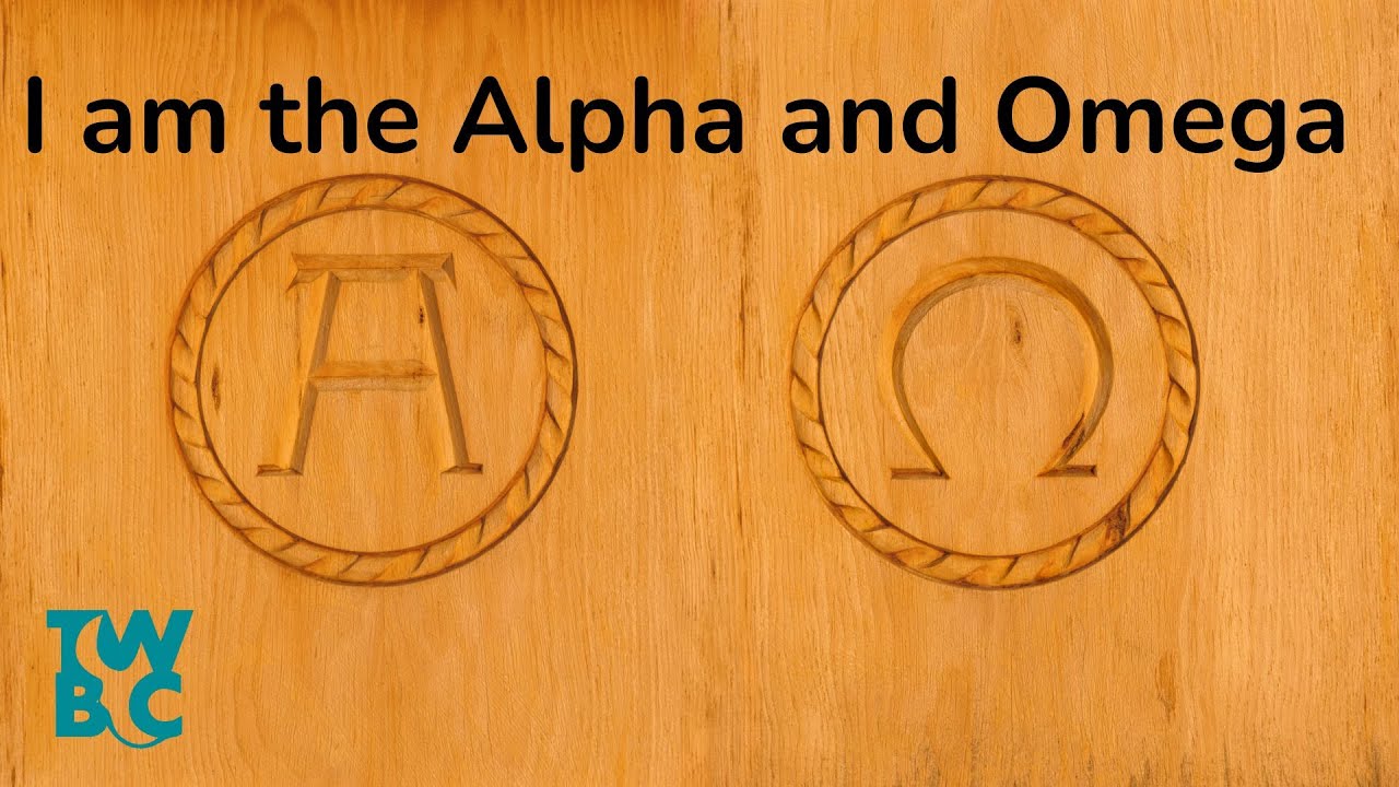 Wood Sign Alpha Omega