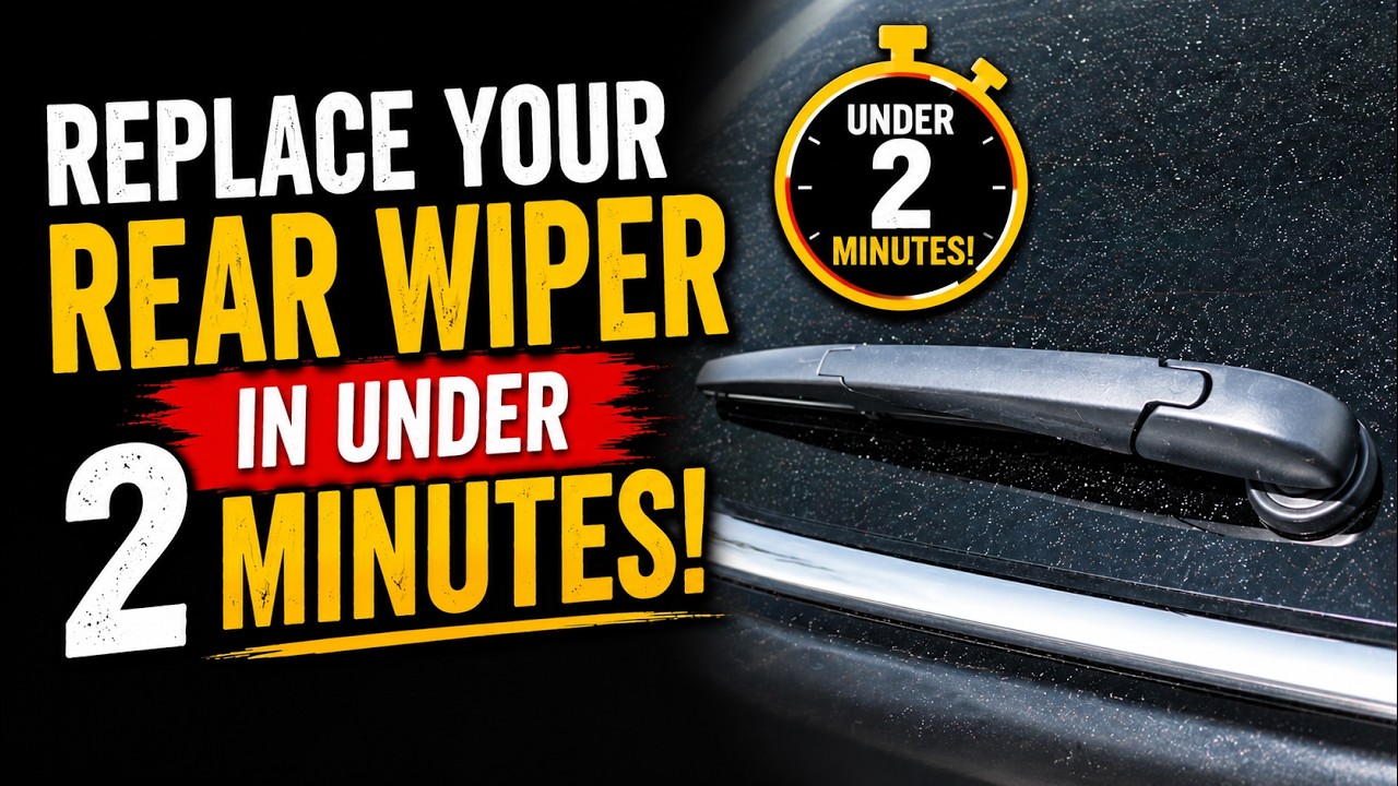 2019 Jeep Compass Rear Windshield Wiper Blade Replacement - YouTube