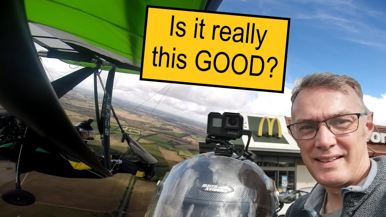 AEROS NINE testing - The FIRST Flexwing to McDonalds - YouTube
