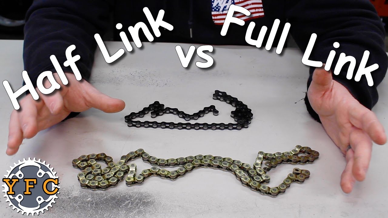 Full Link vs Half Link Chains - YouTube