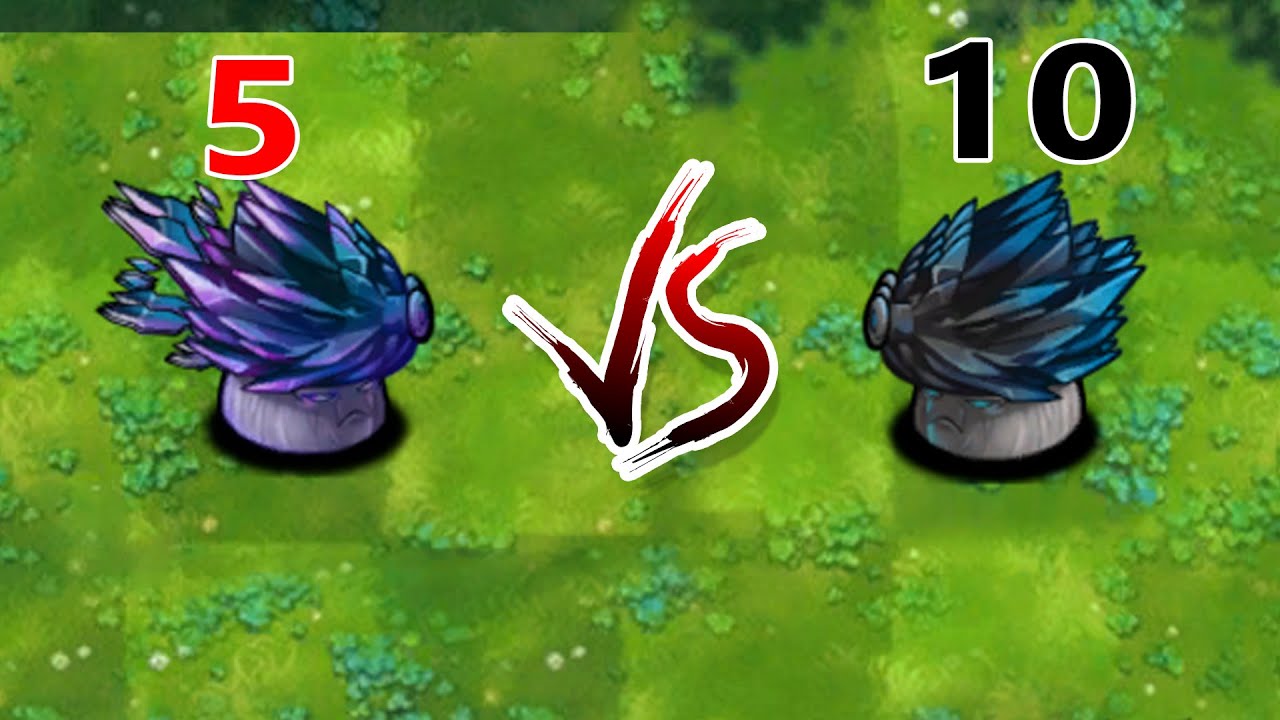 Plant vs Zombie Fusion | 5 Doominator-Shroom VS 10 Doomicle-Shroom ...