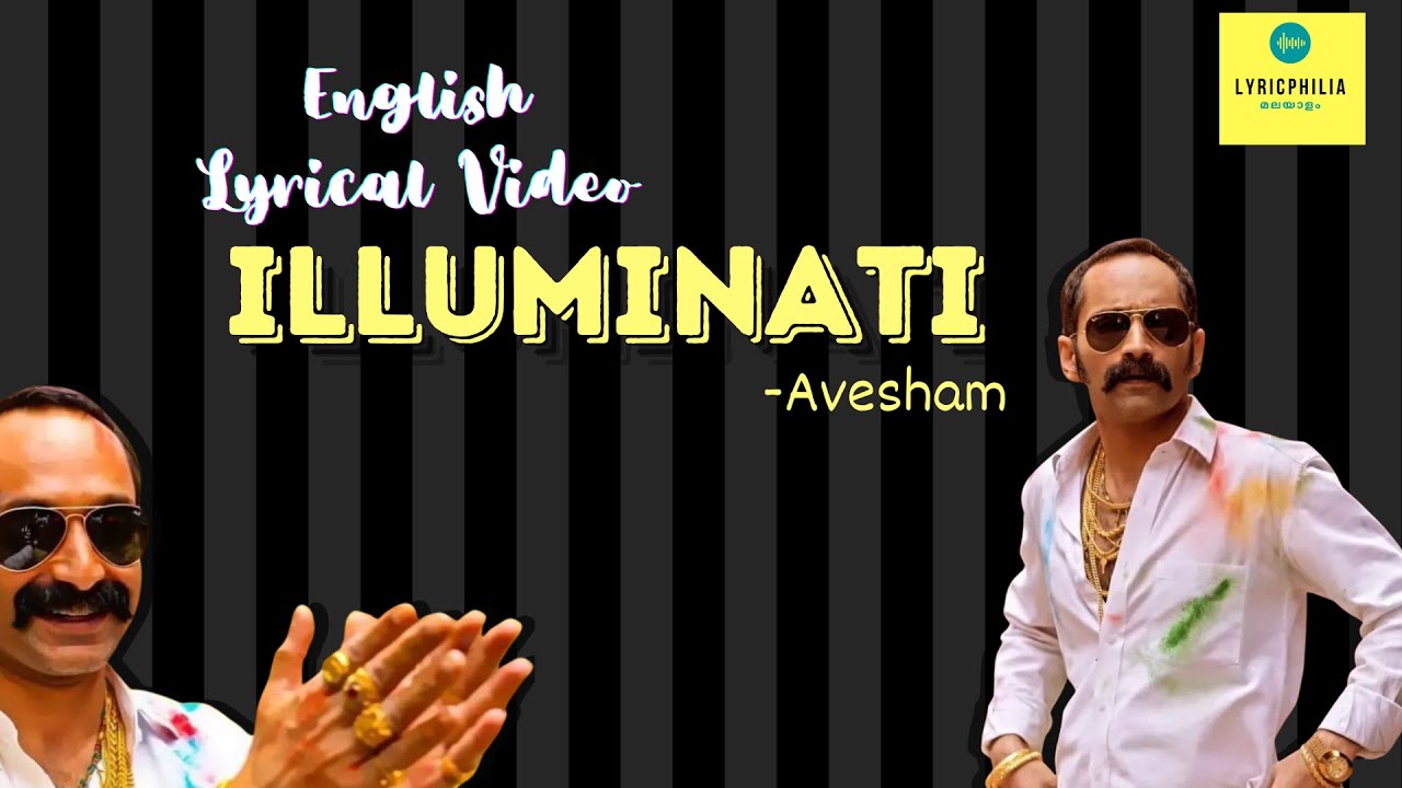 Illuminati | English lyrics | Aavesham | Lyricphilia - YouTube