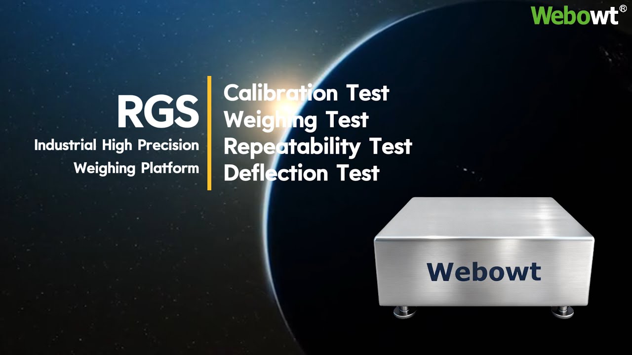 WEBOWT RGS Industrial High Precision Weighing Platform 30KG Test - YouTube