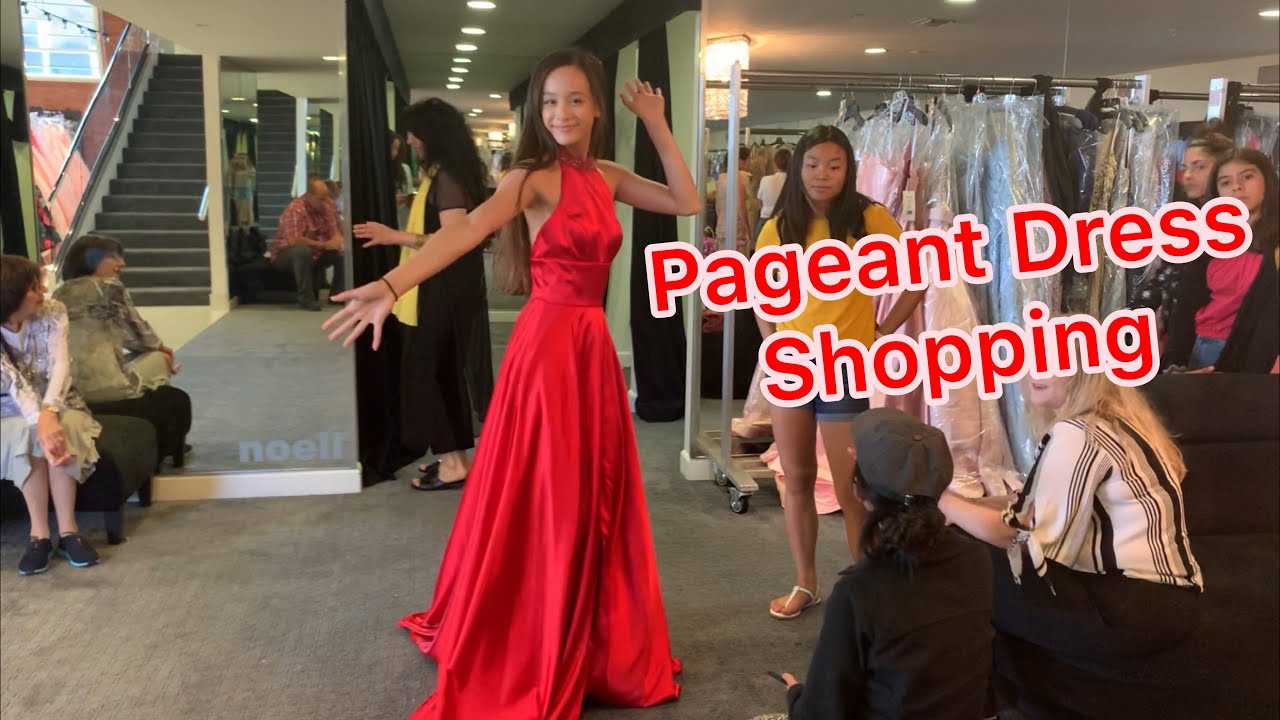 Pageant Dress Shopping || kate x sophia - YouTube