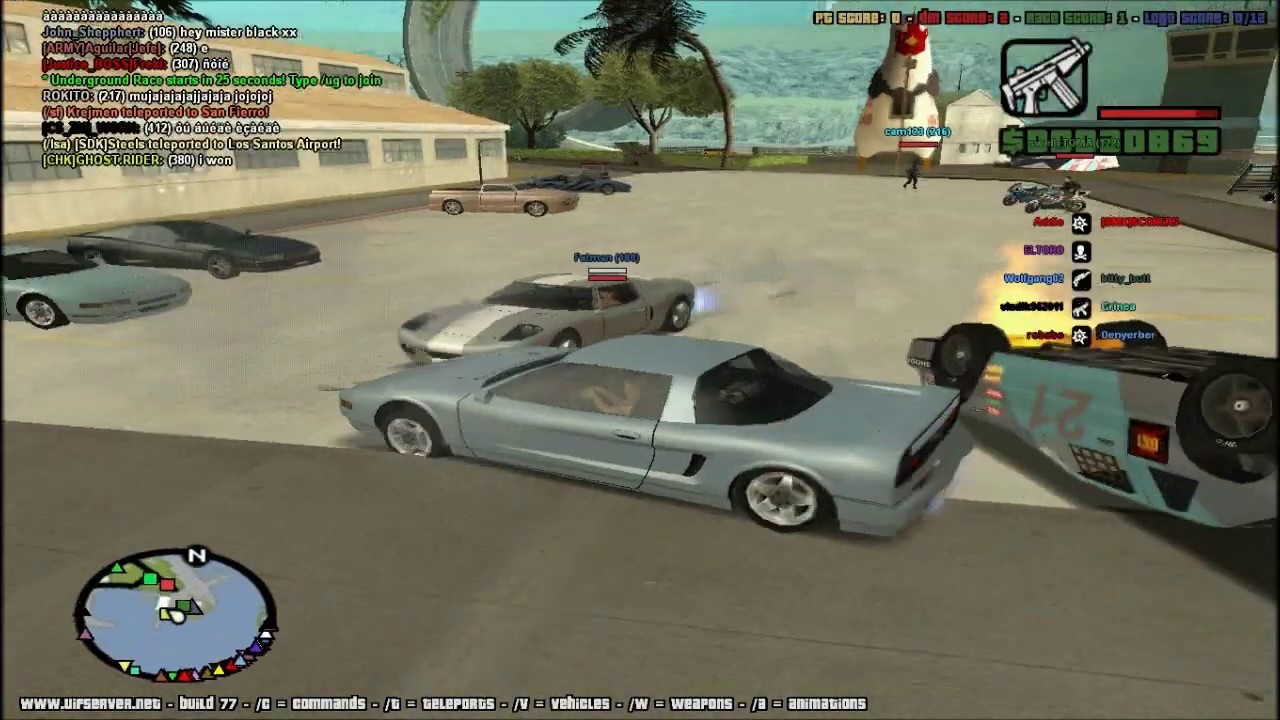 GTA San Andreas Multiplayer online gameplay! - YouTube
