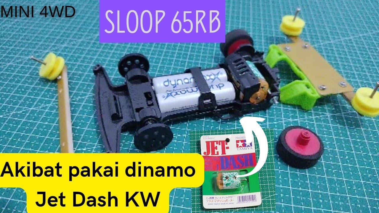 Tamiya sloop 65000 pakai dinamo Jet Dash KW - YouTube