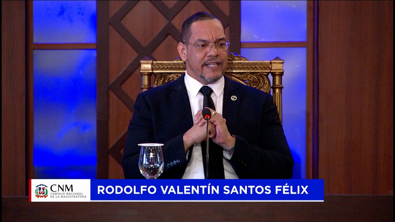 Participación del Sr. Rodolfo Valentín Santos Félix. - YouTube