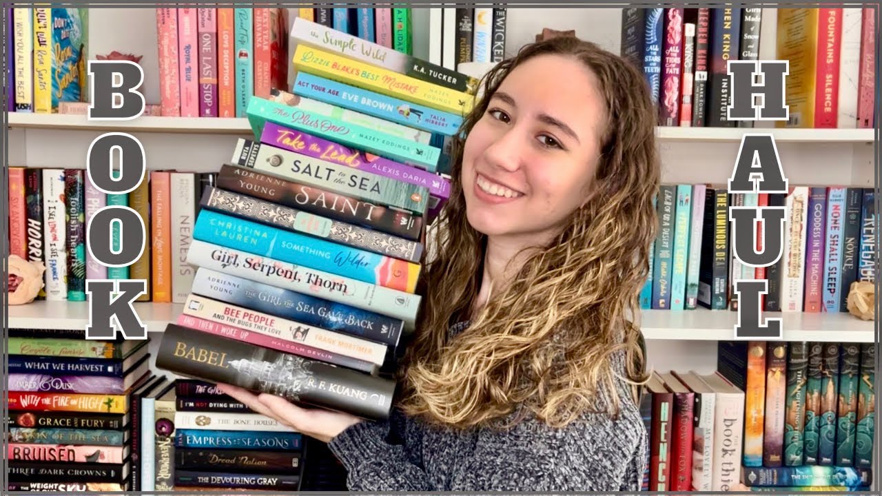 A GIANT BOOK HAUL || 20+ BOOKS - YouTube