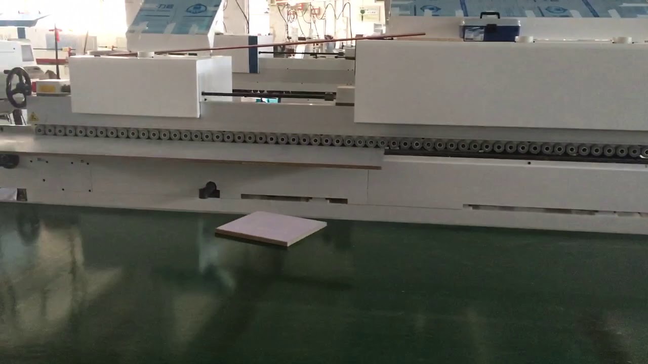 edge bander return back working line - YouTube