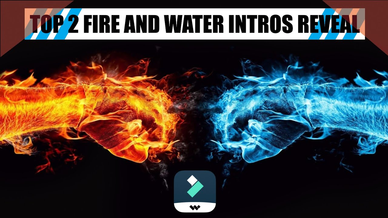 Top 2 Fire & Water Logo Reveal Intros - Filmora 12 tutorial - YouTube