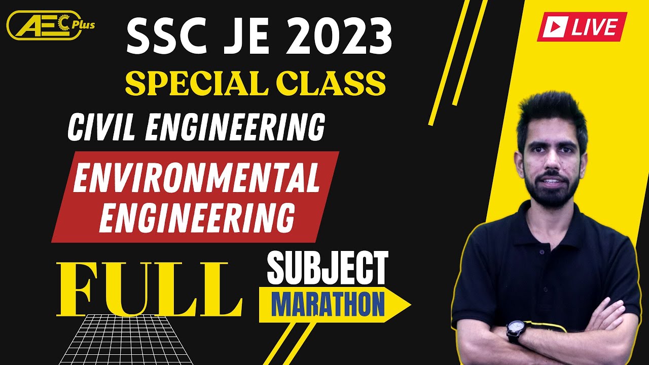 Complete Subject 1 Video | Environment Engineering- Marathon Class ...